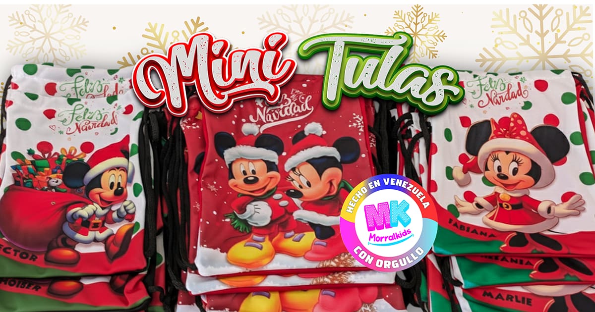 Mini Tulas Navideñas para Cotillones y Regalos | MORRALKIDS
